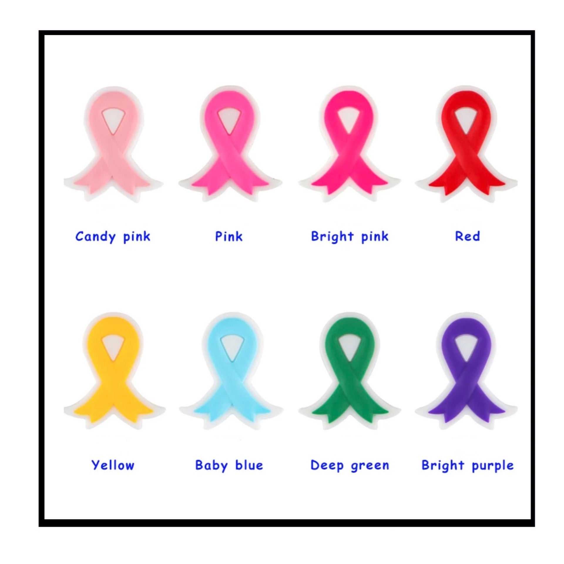 Ribbon Silicon Focal Bead FB014 | Fundy Vinyl & Crafting Supplies Inc.