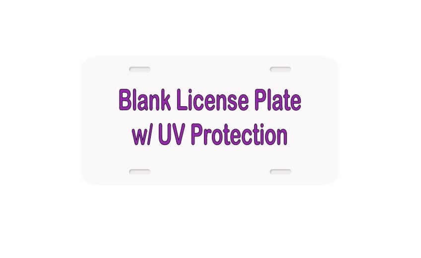 Premium License Plate for Sublimation | Fundy Vinyl & Crafting Supplies ...